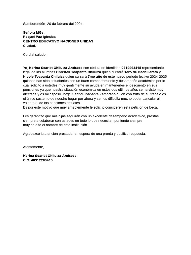 Carta 2024-2025 | PDF