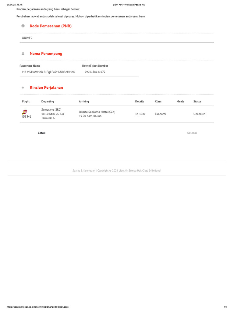 LION AIR - We Make People Fly | PDF