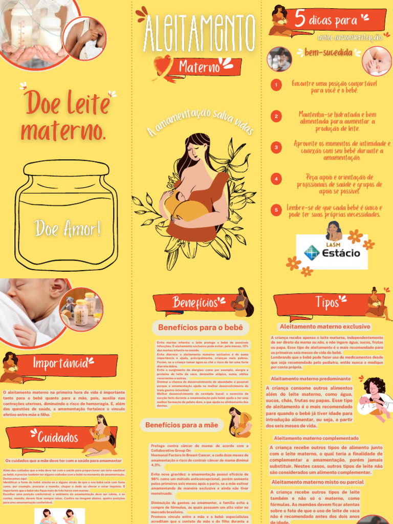 Panfleto Aleitamento Materno | PDF