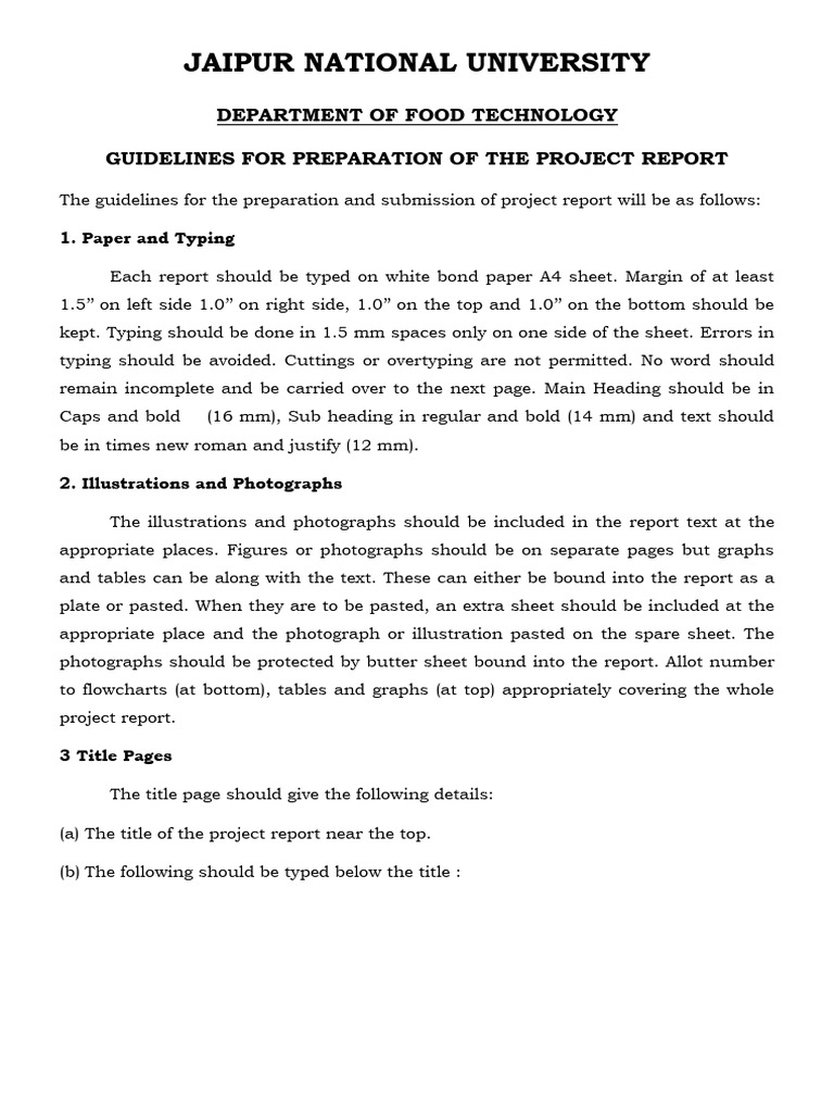 Project GUIDELINES | PDF