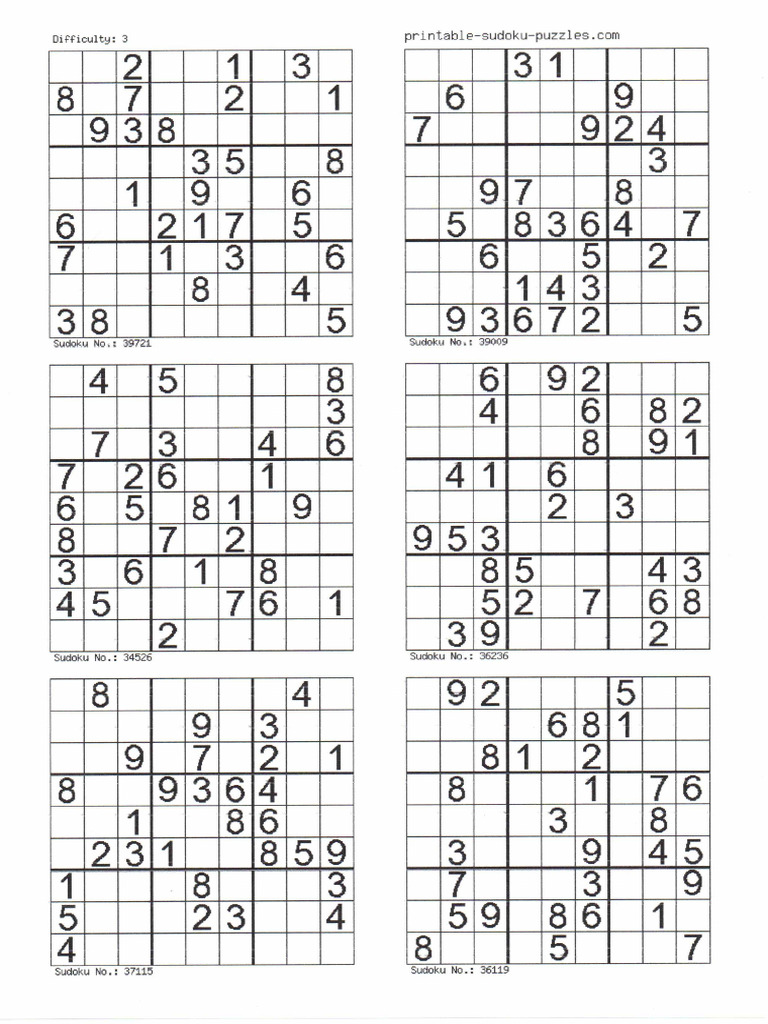 SUDOKU | PDF