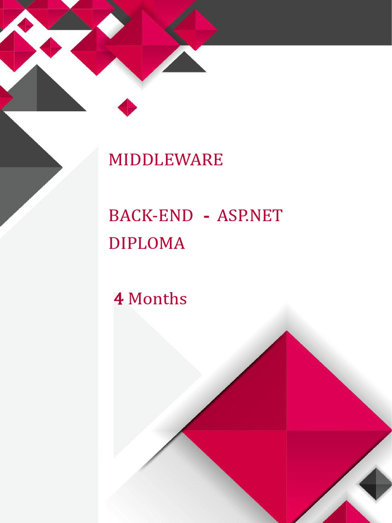 Middleware: 1 Backend Diploma | PDF