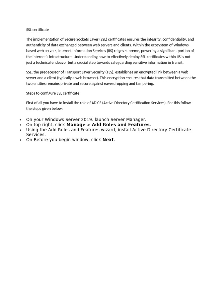 Ssl Certificate For Web Hosting Pdf