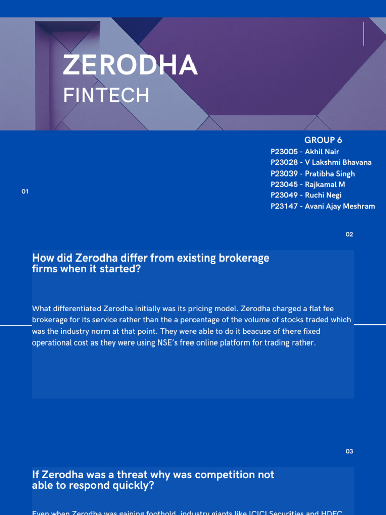 Group 6 Zerodha | PDF