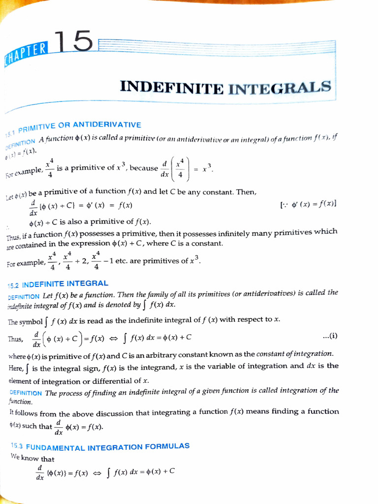 Calculus: Understanding Antiderivatives | PDF | Integral | Mathematical Relations
