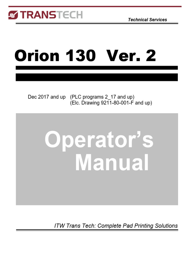 Orion 130 | PDF