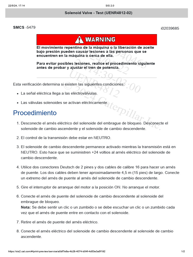 Ad30-Gxr-Valvula Solenoide Test | PDF