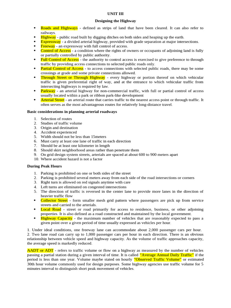 CE 333 Unit 3 (Reviewer) | PDF