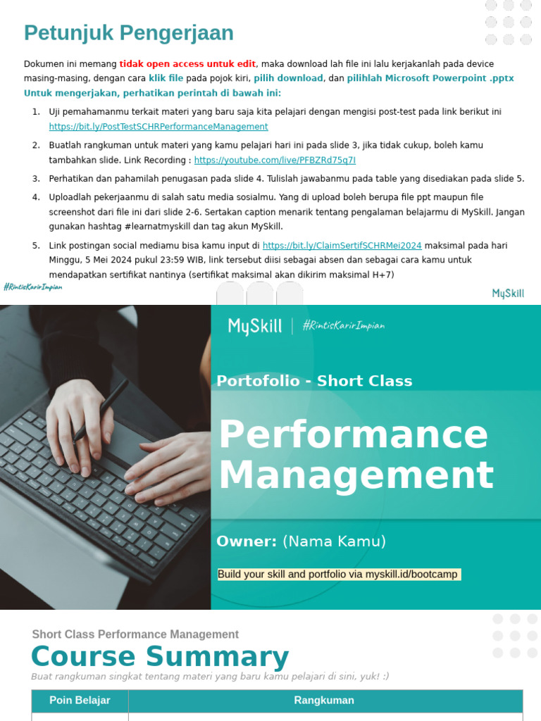 Mini Task Performance Management | PDF