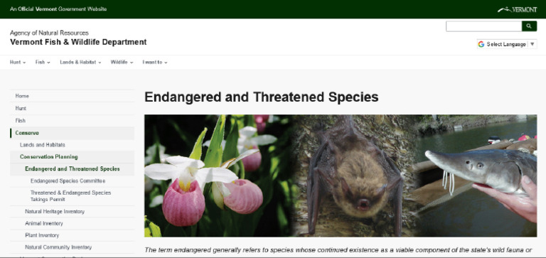 FireShot Capture 151 - Endangered and Threatened Species - Vermont Fish ...