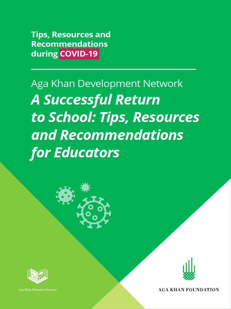 AKDN Educator Back To School Tips | PDF