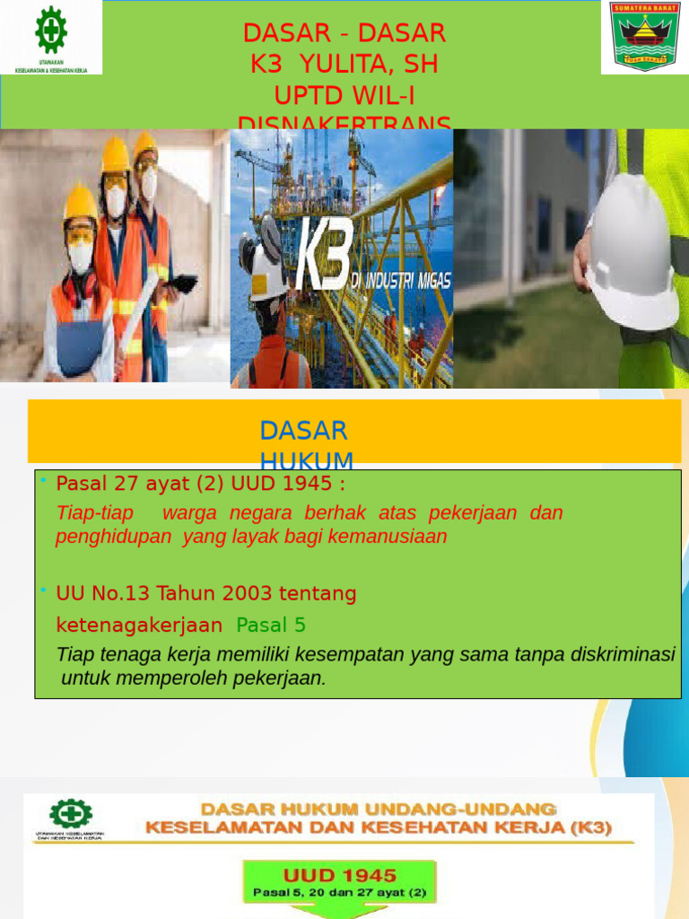 Dasar-Dasar K3 | PDF