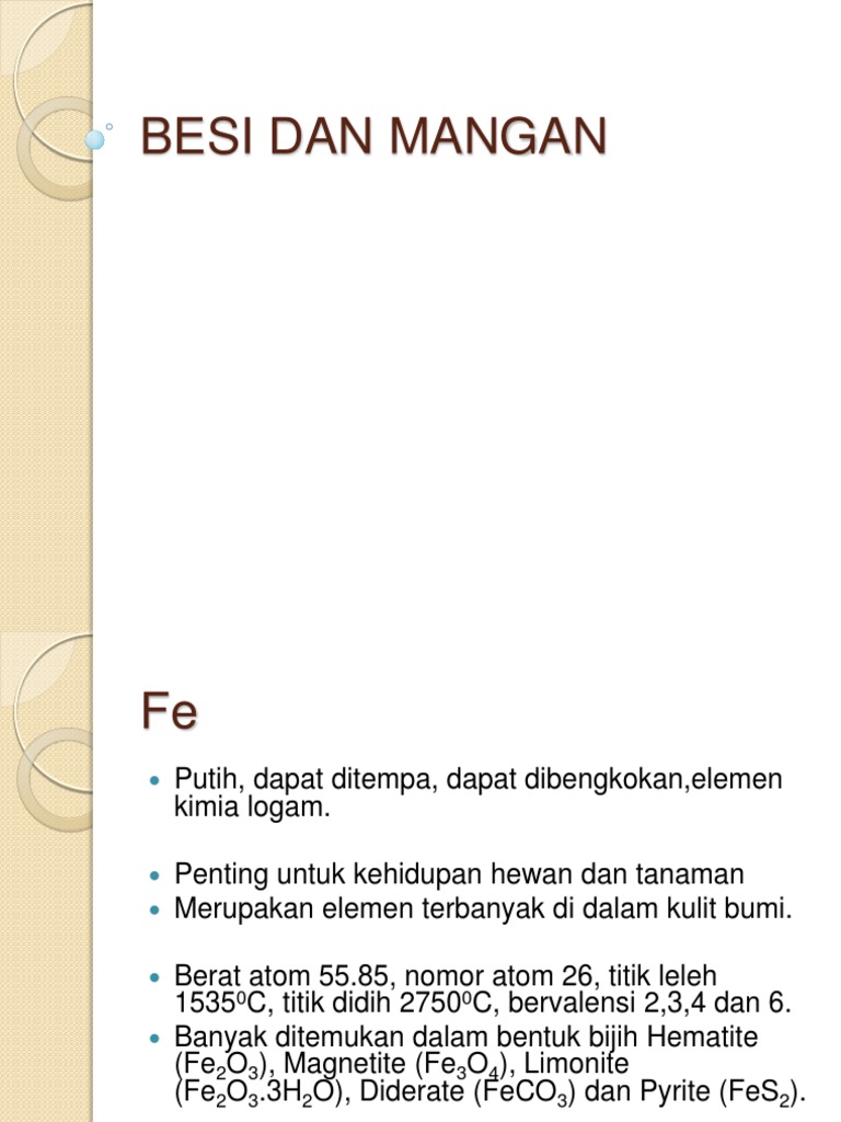 Kimia Besi dan Mangan dalam Air | PDF