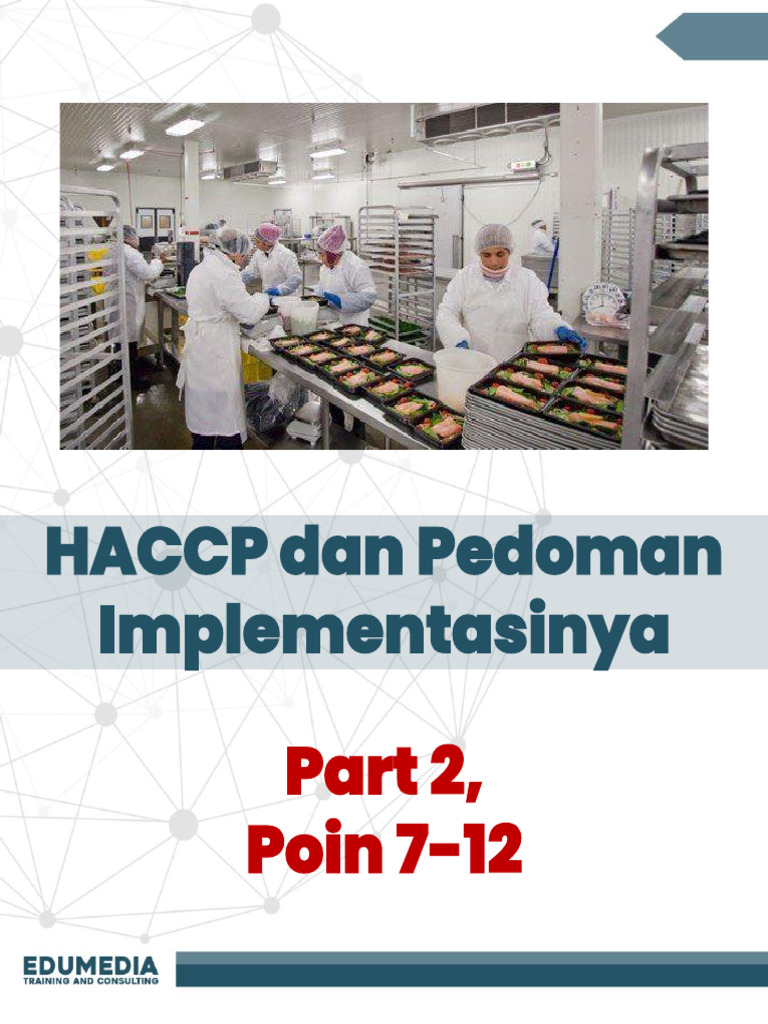 HACCP Dan Pedoman Aplikasinya Poin 7-12 | PDF | Bisnis