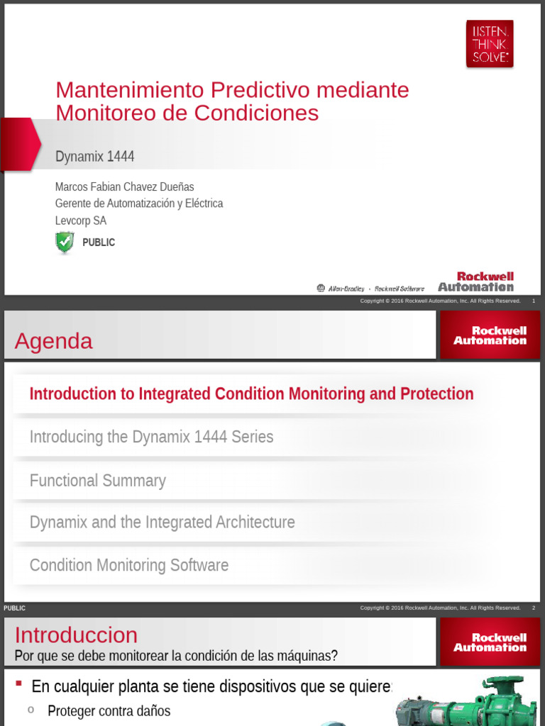 Mantenimiento Predictivo Mediante Monitoreo de Condiciones | PDF