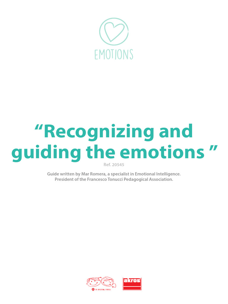 Emotions: "Recognizing and Guiding The Emotions " | PDF