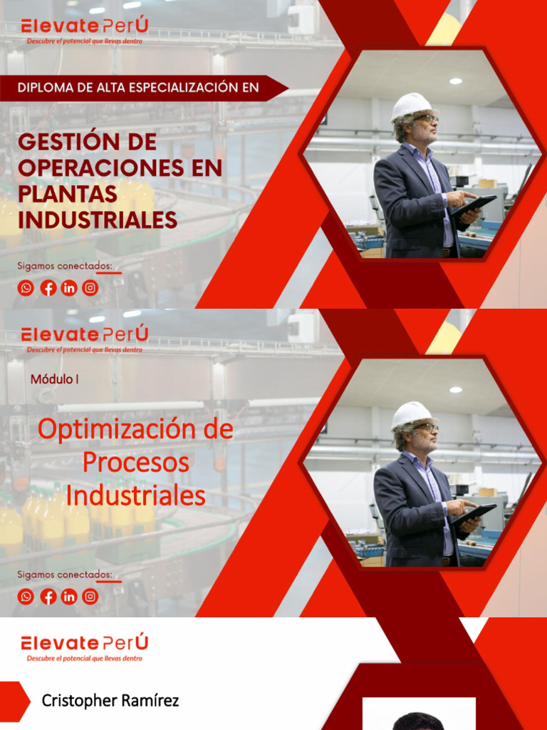 Módulo I Optimización De Procesos Industriales Pdf