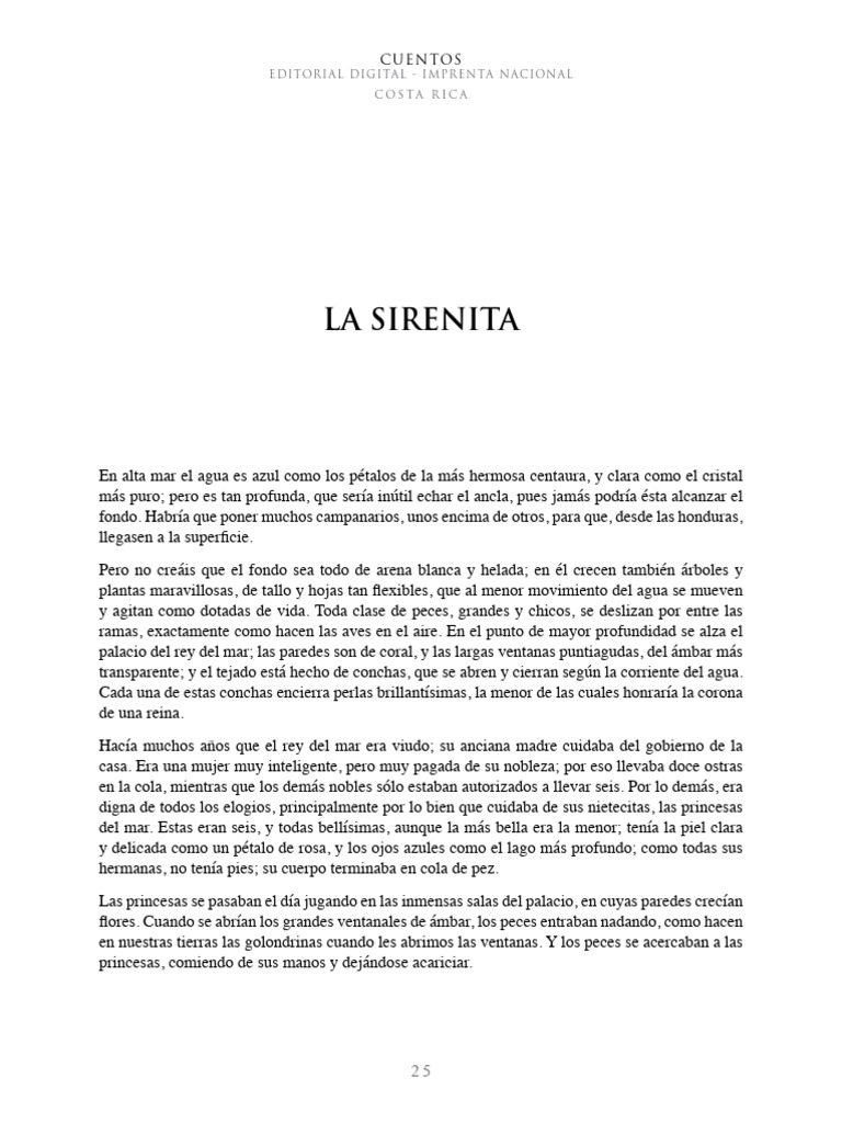 La Sirenita | PDF