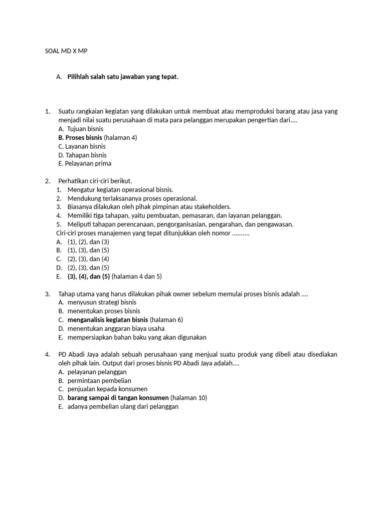Soal DM X MP | PDF | Business