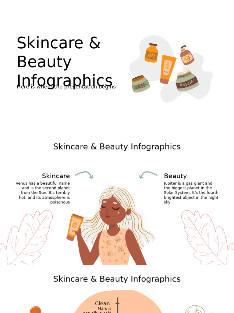 Skincare & Beauty Infographics by Slidesgo | PDF | Planets | Planets In ...