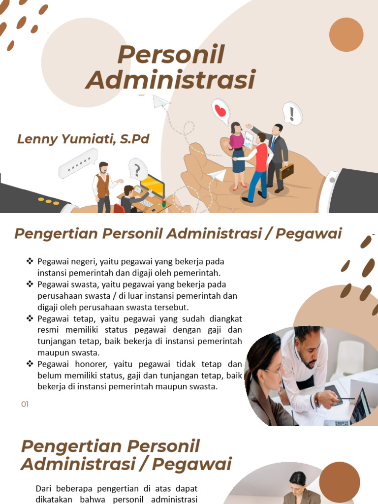 Pengertian dan Tugas Personil Administrasi | PDF | Business