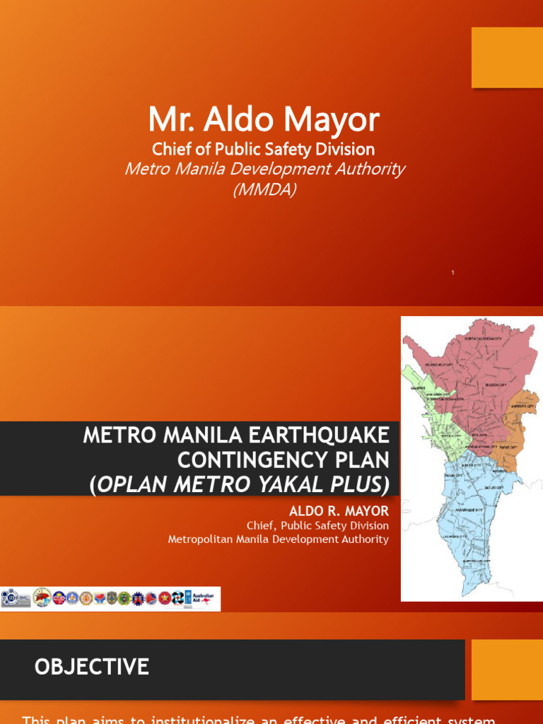 Big One Mmda Plan For Metro Manila - Oplan Yakal | PDF
