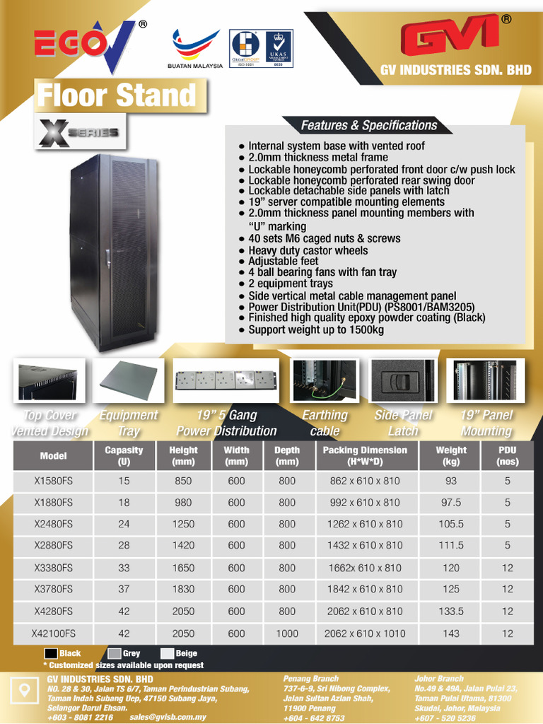 Ego_V_Floor_Stand_X_Series | PDF