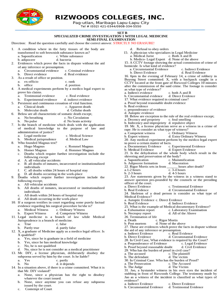 CDI 1 MIDTERM EXAM | PDF