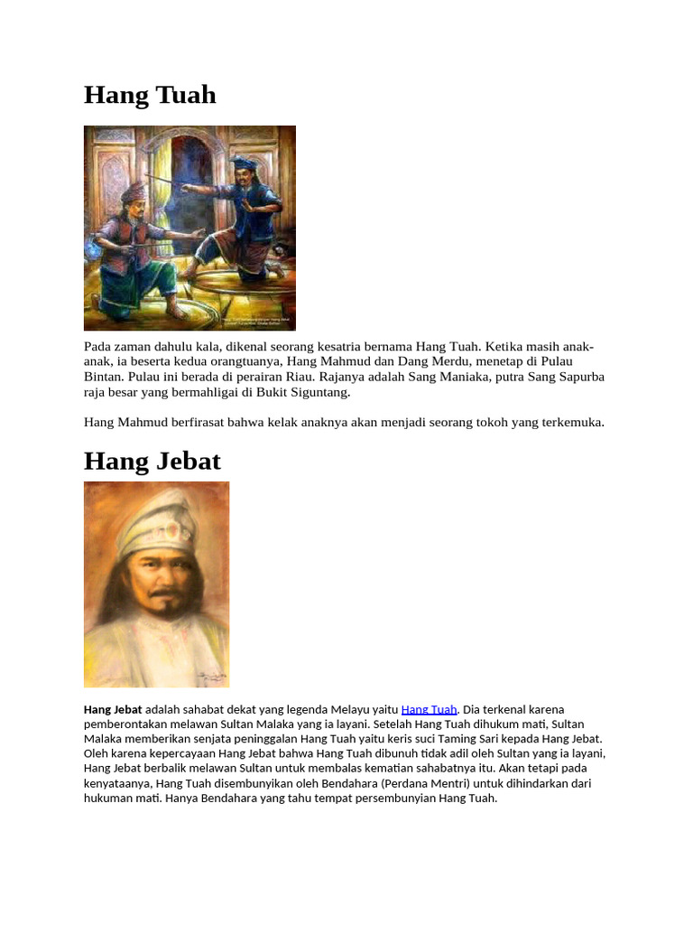 Hang Tuah | PDF