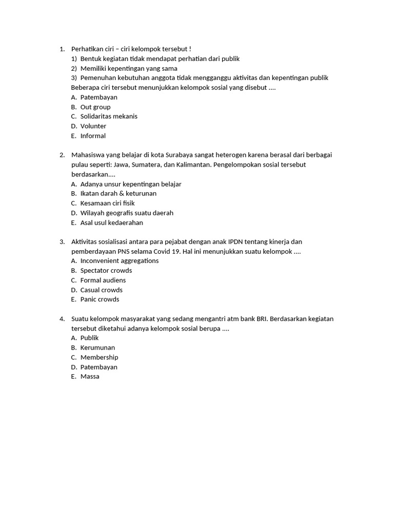 Soal Ulangan Harin 11 Ips 2 Pdf