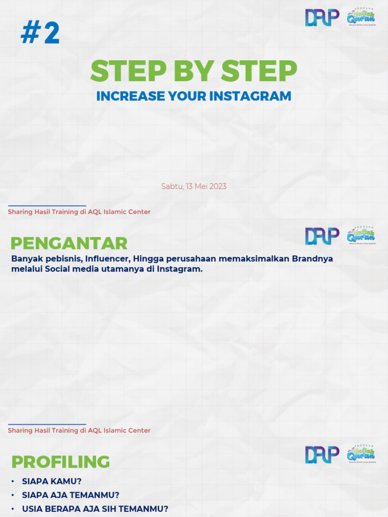 #2 Step by Step Increase Your Instagram | PDF