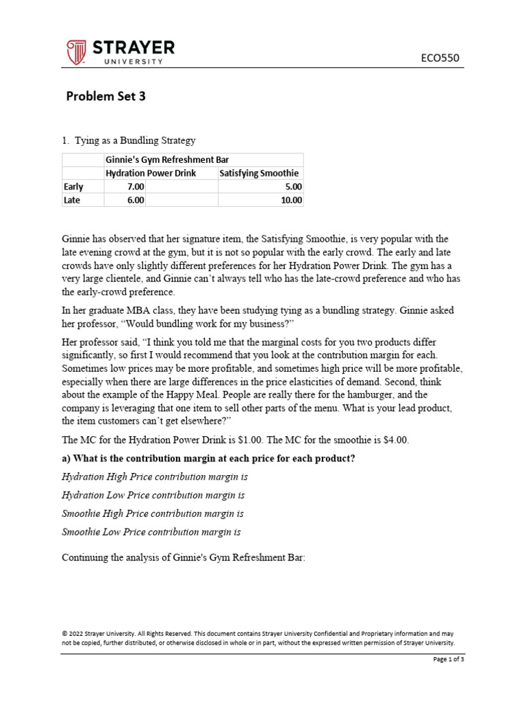 CF Problem Set 3 Handout For Students | PDF