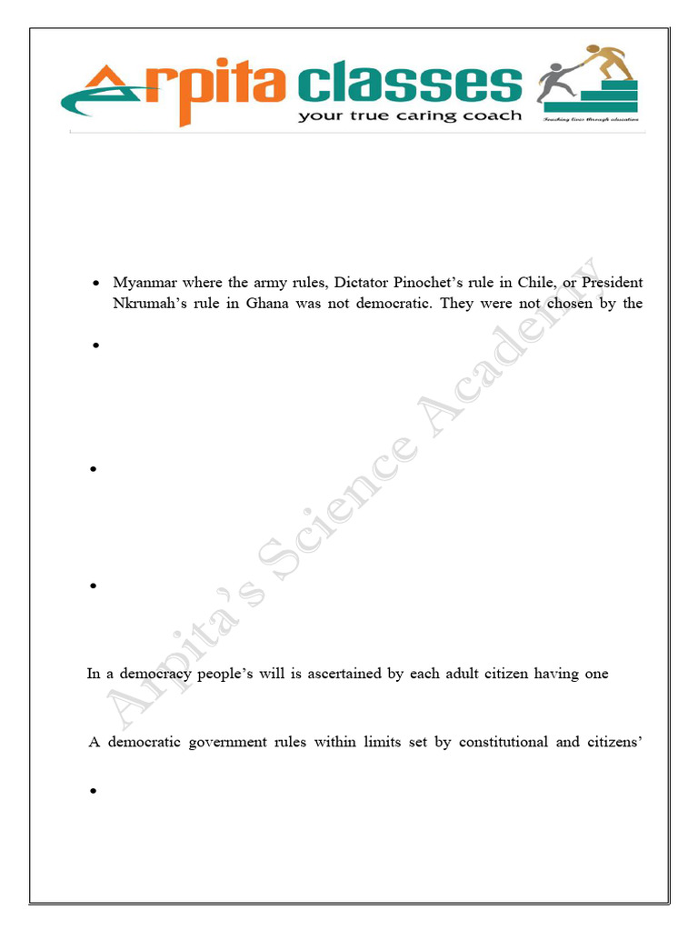 Understanding Democracy: Key Concepts | PDF | Democracy | Social Science