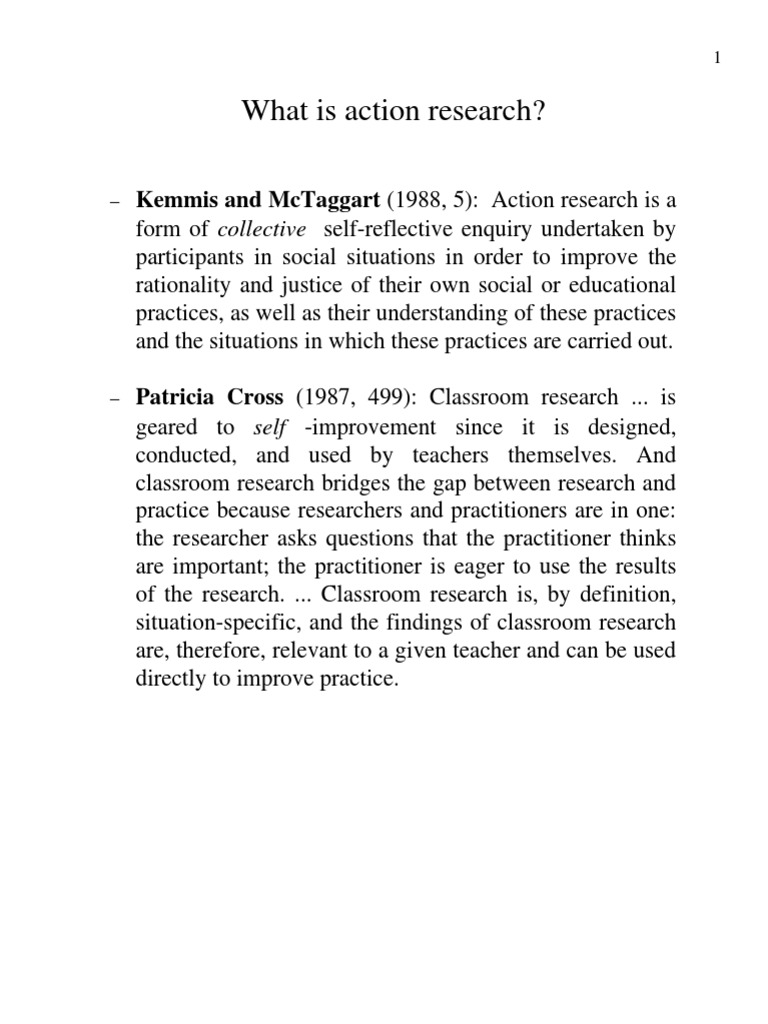 Rsc. Car Methodology 1 | PDF | Action Research | Curriculum