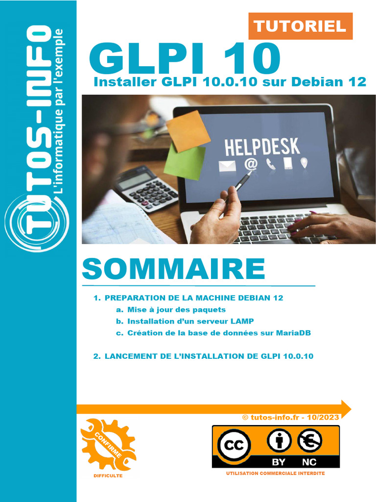 Tutoriel Installer Glpi 10.0.10 Sur Debian 12 | PDF