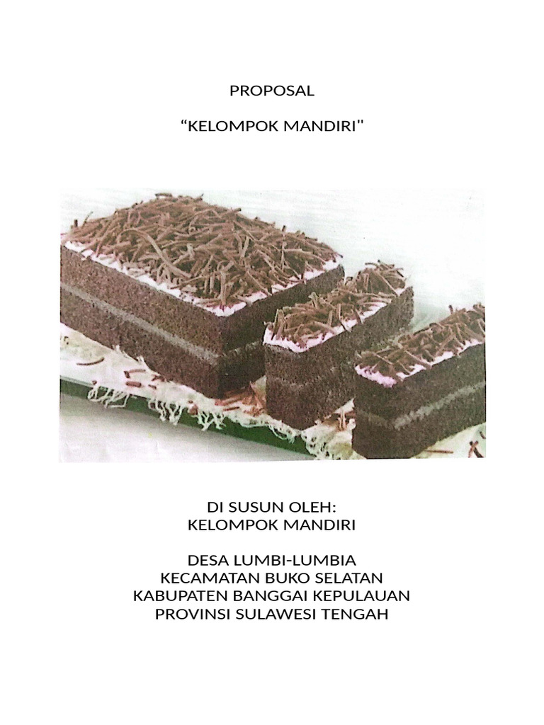 Contoh Proposal Kube | PDF