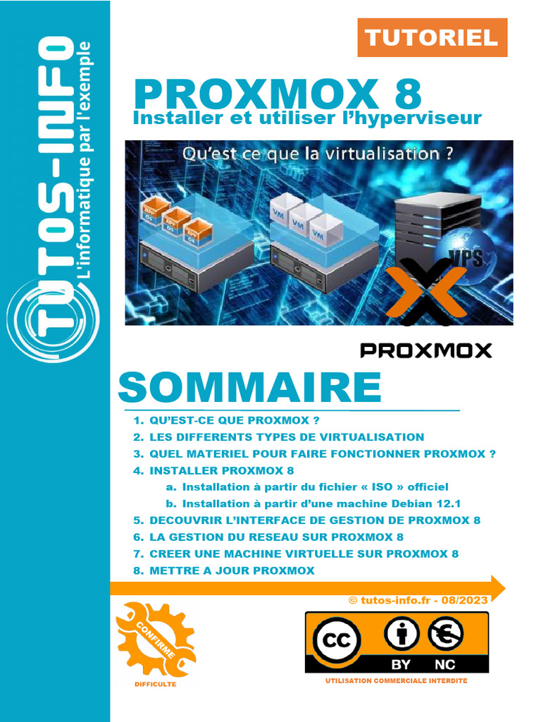 Tutoriel Proxmox Installer Et Utiliser Proxmox 8 | PDF