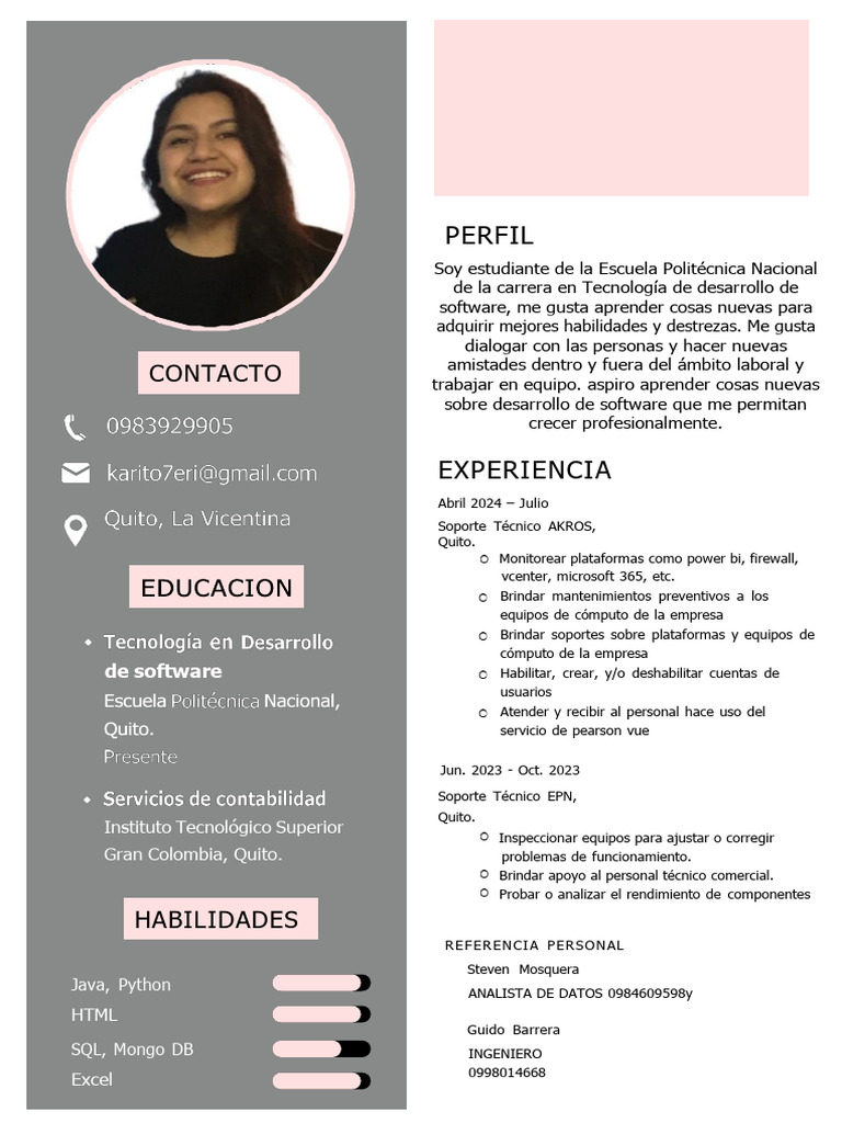 CV Erika Alvarado | PDF