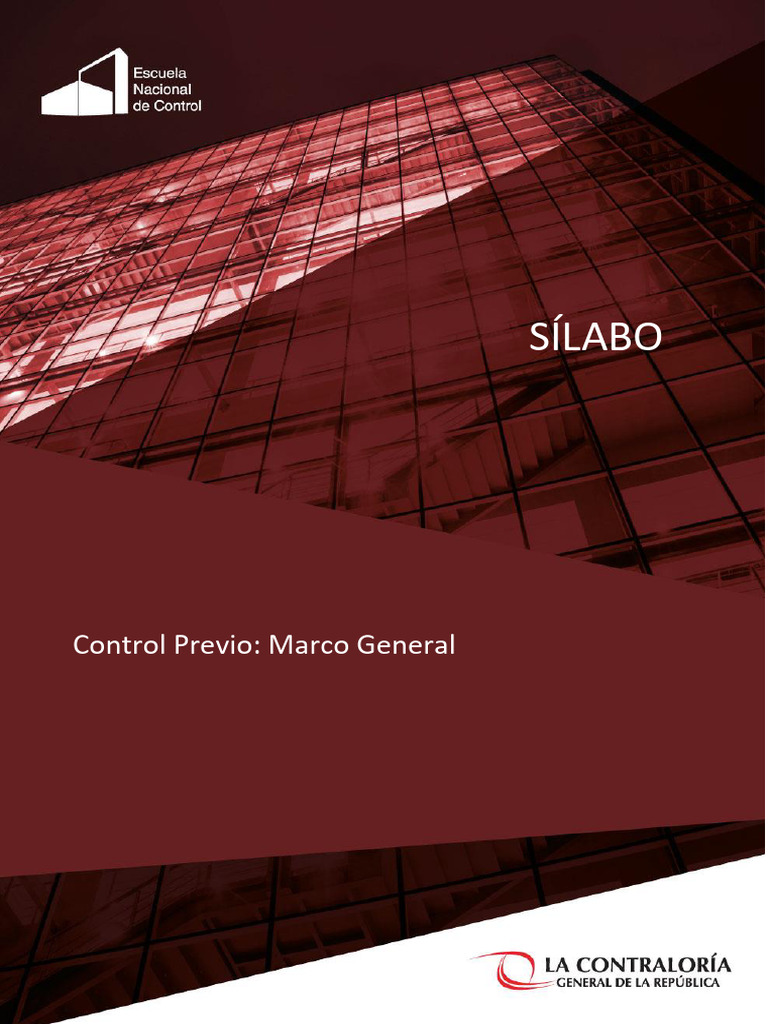 01_Silabo_Control_Previo_MG | PDF