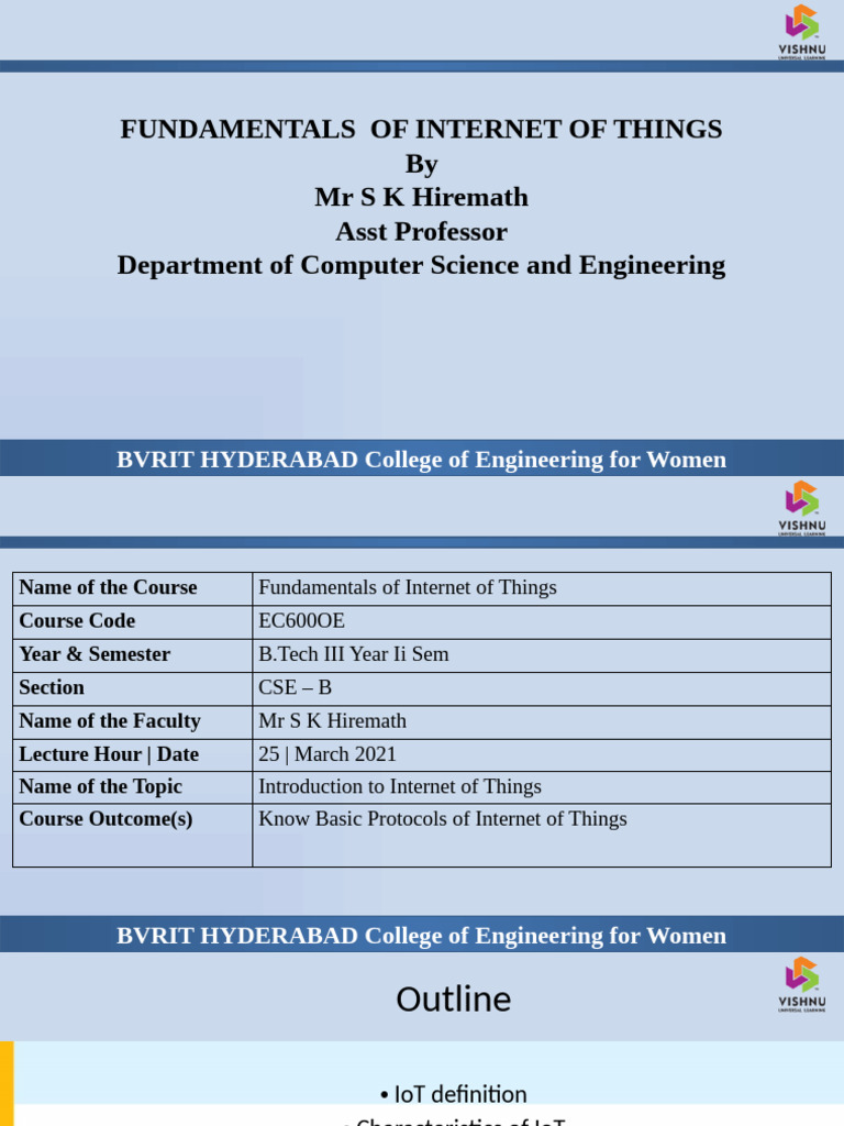 Chapter-1 Intoduction To Iot | PDF