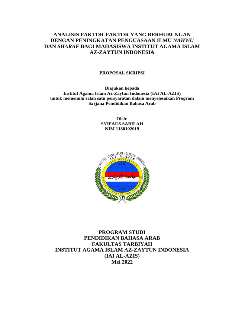 Proposal Skripsi Kualitatif - Full (Bab I-III) Revisi 3 - PASCA SEMPRO 5 | PDF
