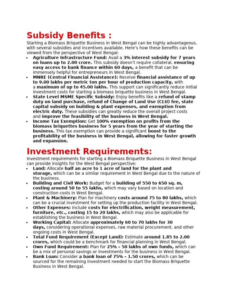 Subsidy Benefits | PDF