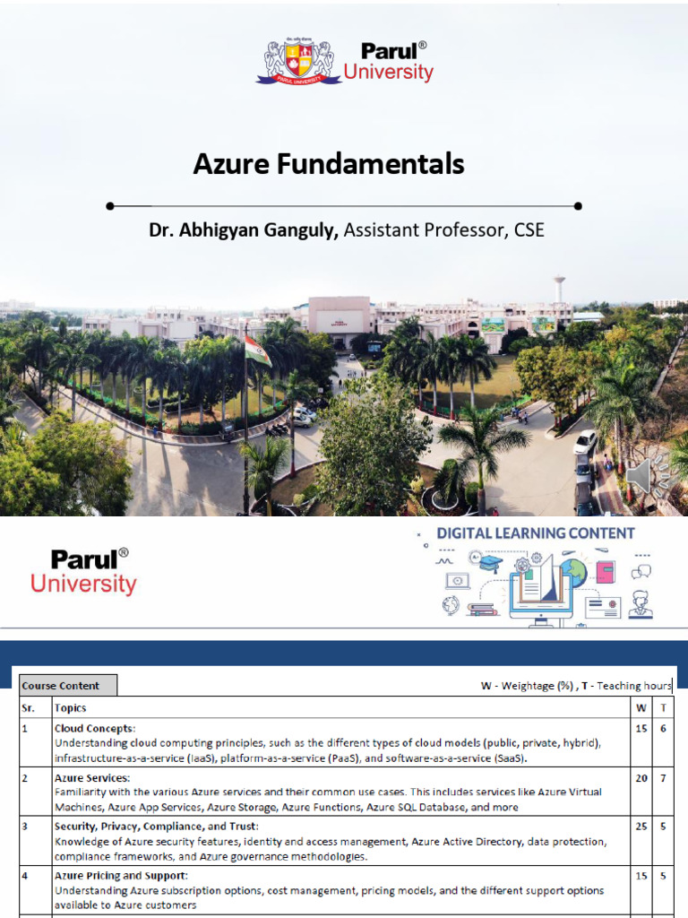 Azure Fundamentals - All Modules Merged | PDF