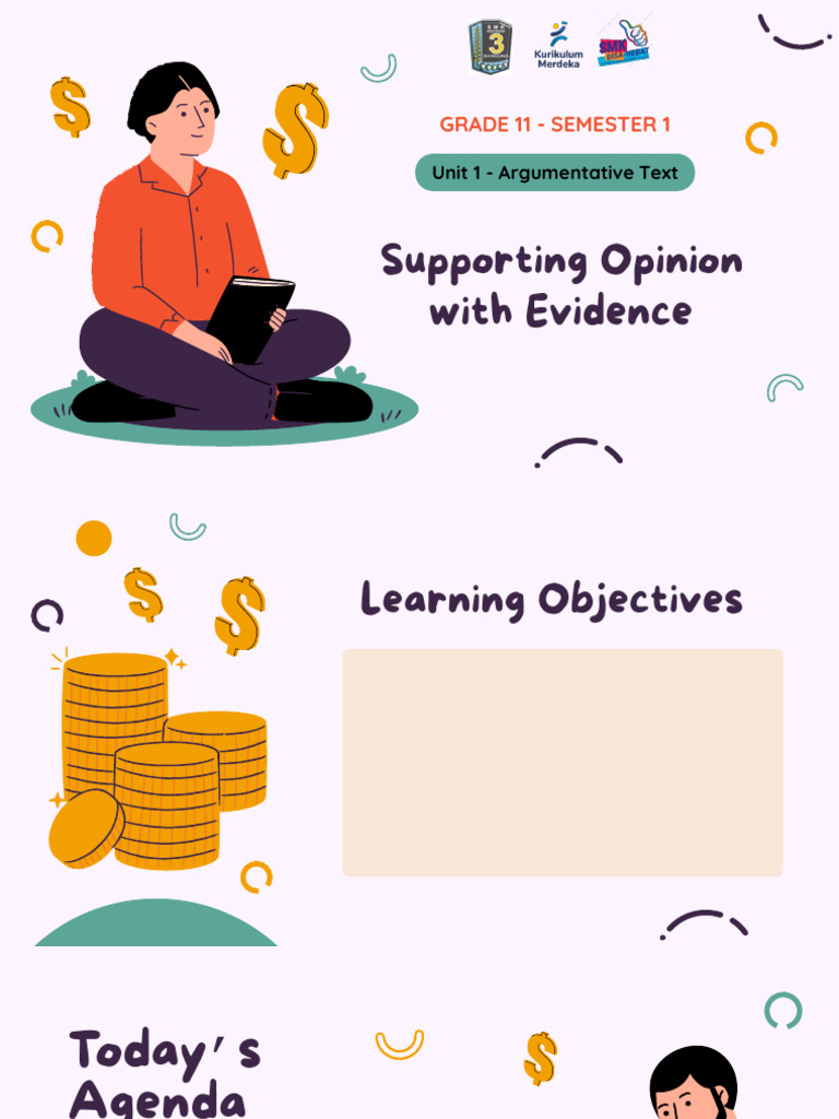 1 Supporting Opinions With Evidence | PDF