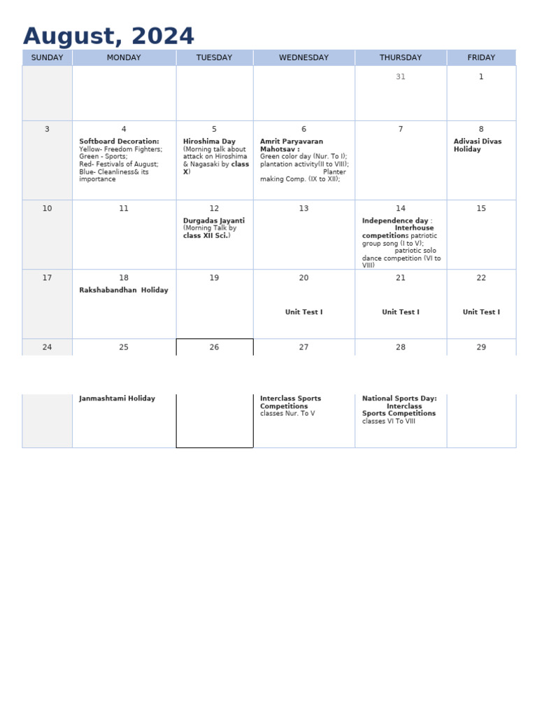 Seasonal photo calendar | PDF