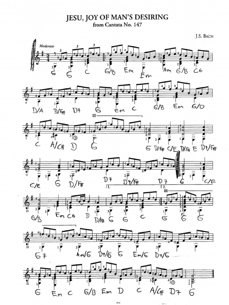 Jesu Joy of Man Desiring | PDF