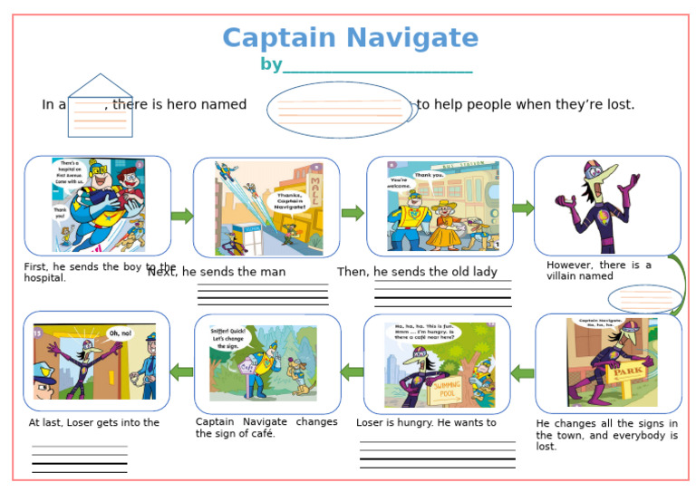 Captain Navigate-Retelling Structure | PDF
