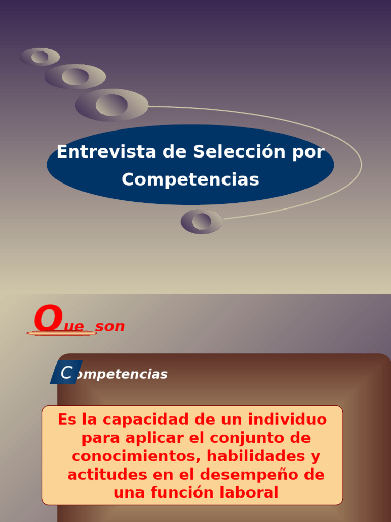 Entrevista de Seleccion Por Competencias | PDF
