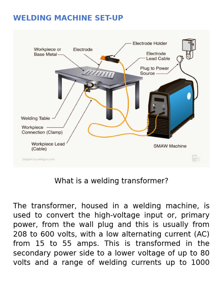 WELDING MACHINE SET Trans | PDF