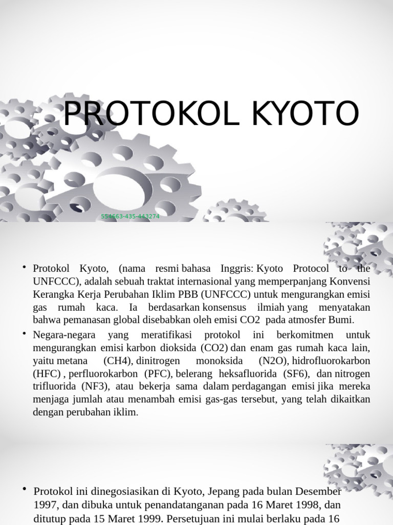 Protokol Kyoto | PDF